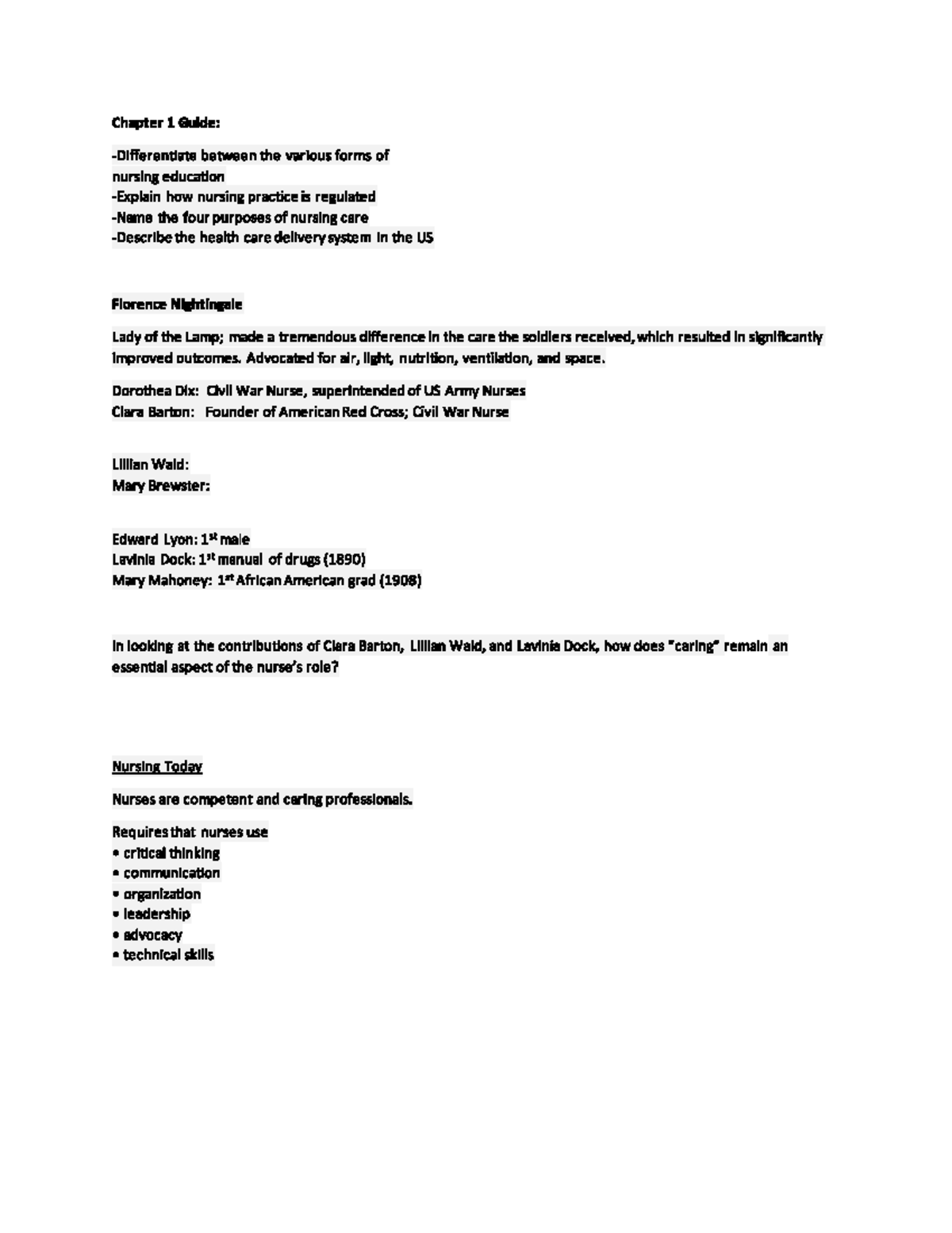 Ch. 1 Study Guide - Overview and Key Concepts - Studocu