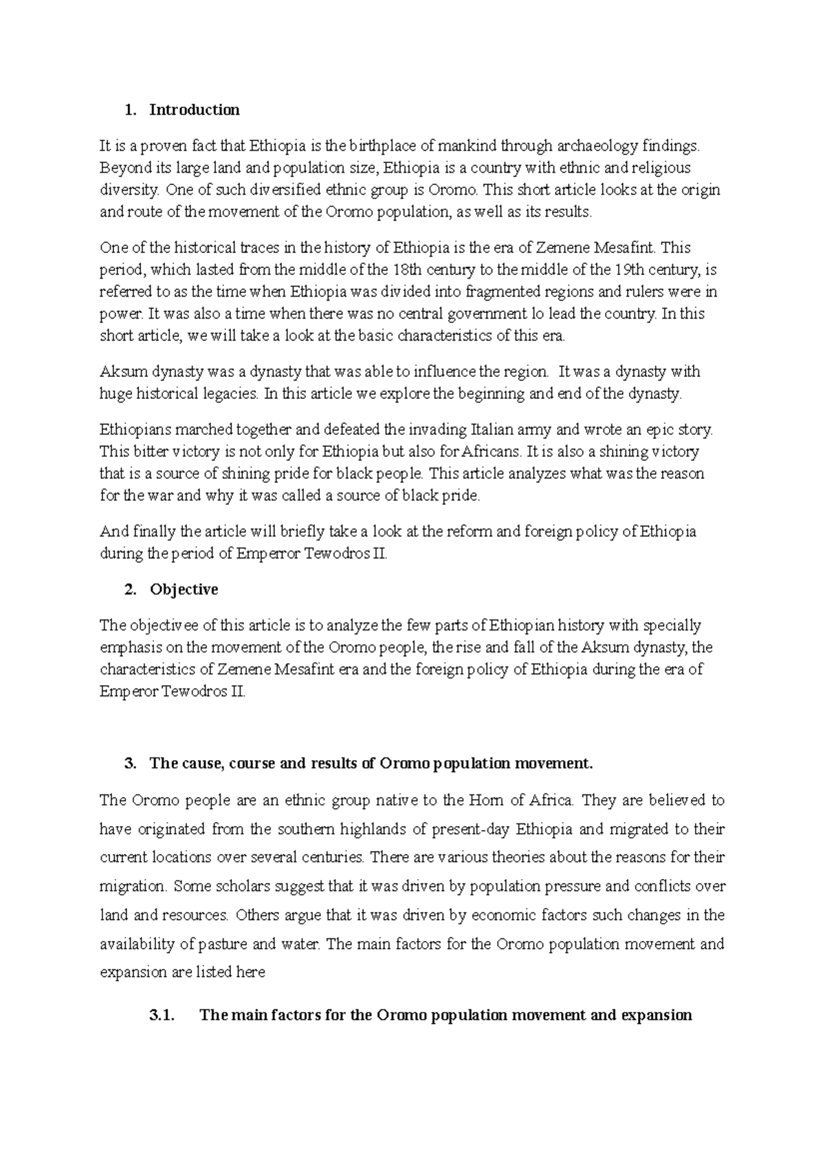 Ethiopian History Insights: Oromo Migration, Aksum Dynasty, & Adwa ...