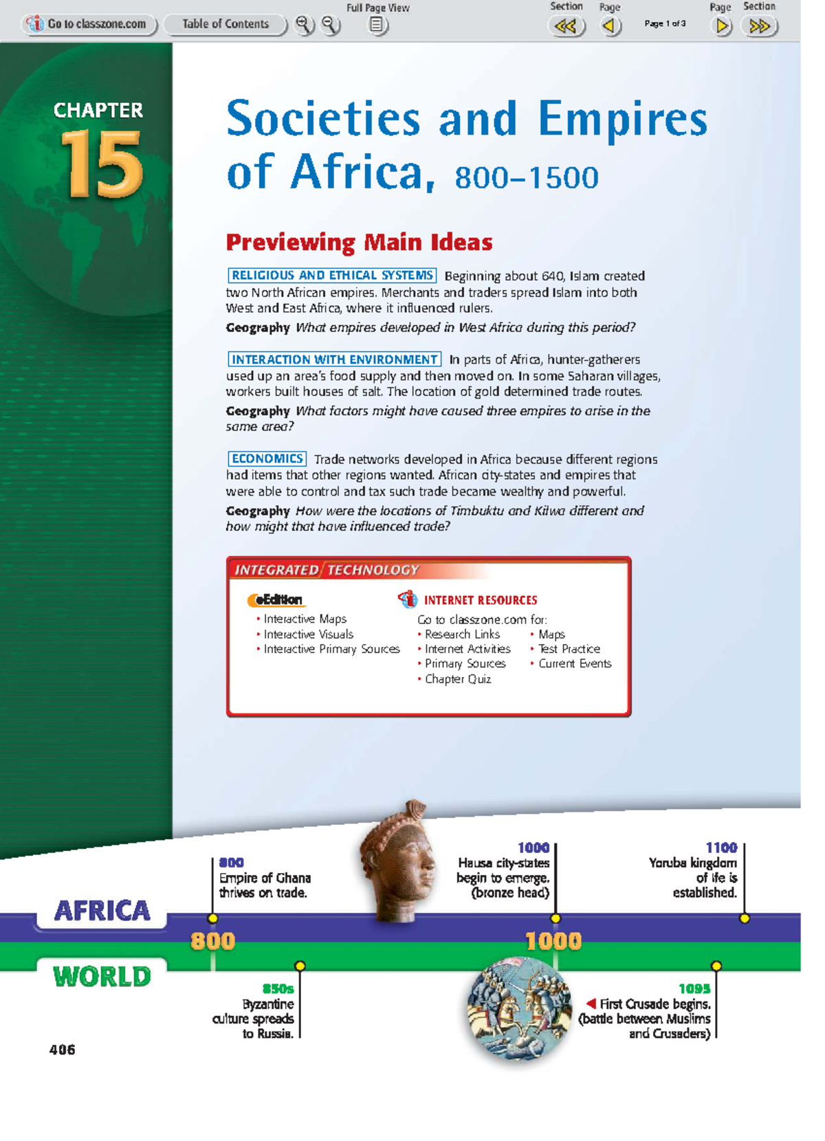 Societies and Empires of Africa: Trade, Culture, and Governance (800 ...