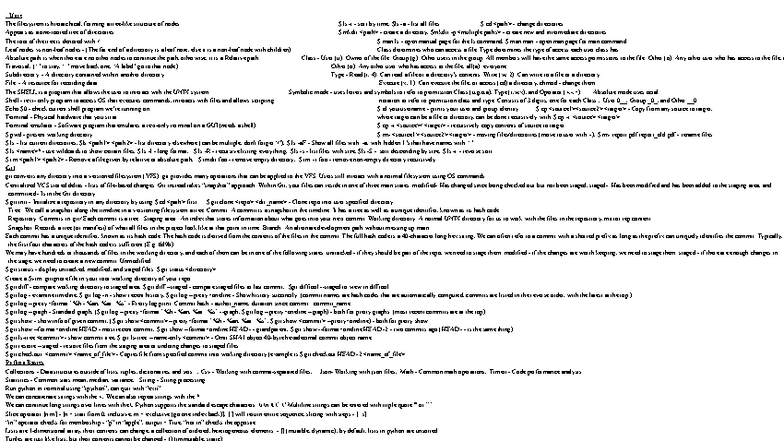 Unix Cheat Sheet: Filesystem, Commands, and Git Basics - Studocu