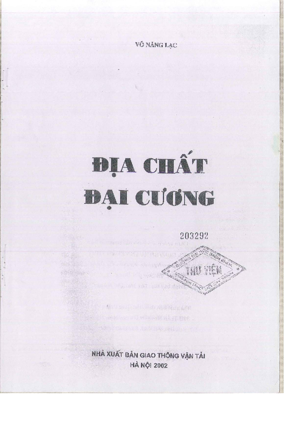 1 [Tat ca] Dia chat dai cuong Vo Nang Lac - VO NANG LAC DIA CHAT DAI ...