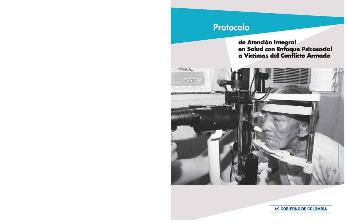 Protocolo de Atención Integral en Salud con Enfoque Psicosocial a Víctimas del - Studocu