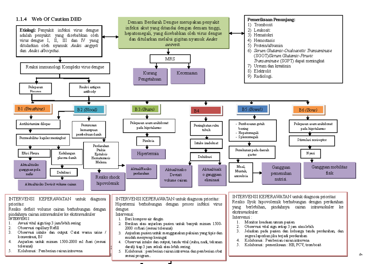 DHF 2022 Pathway - dhf 2 - 1.1 Web Of Caution DBD Etiologi: Penyakit infeksi virus dengue adalah ...