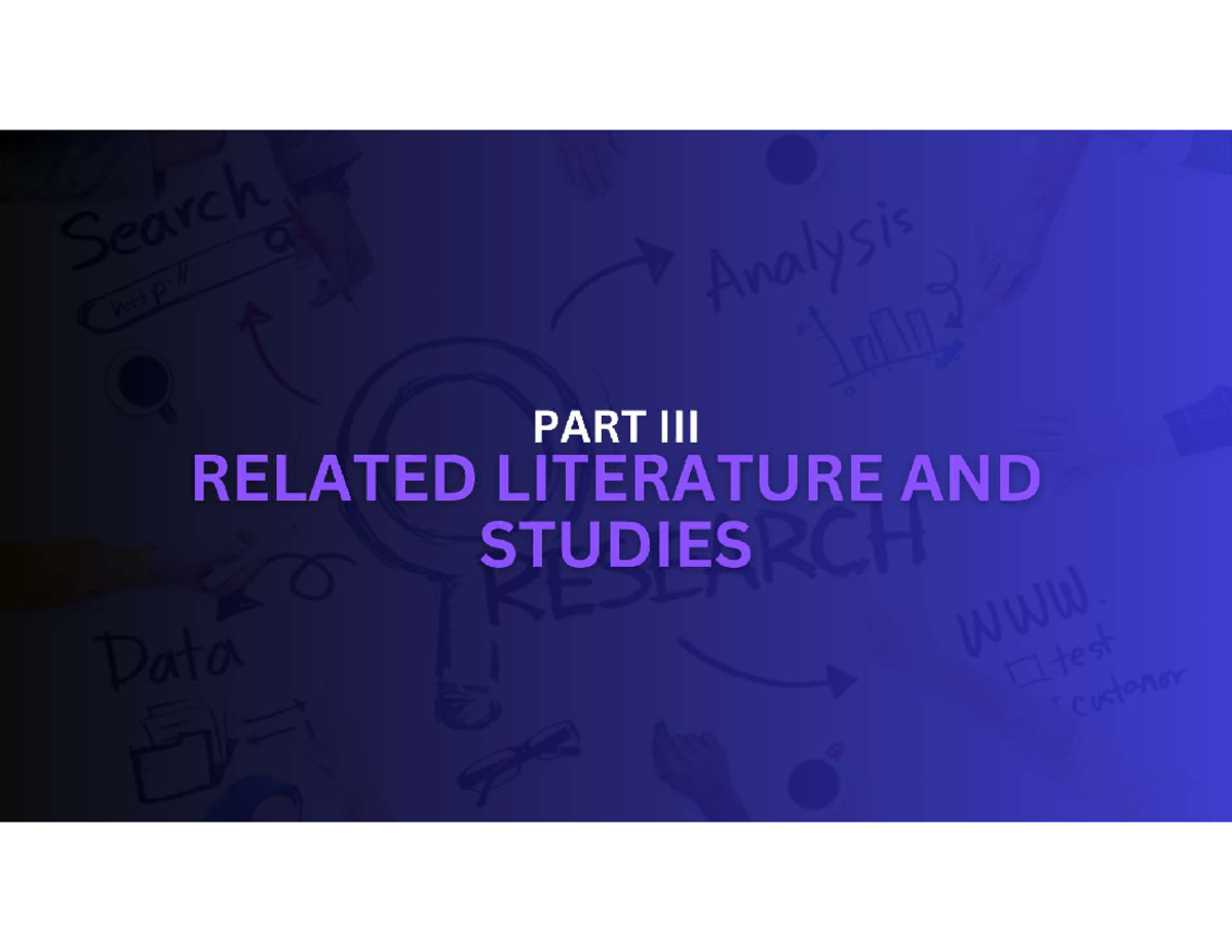 RRL Importance and Characteristics: AHSJDSH Lesson 3 Overview - Studocu