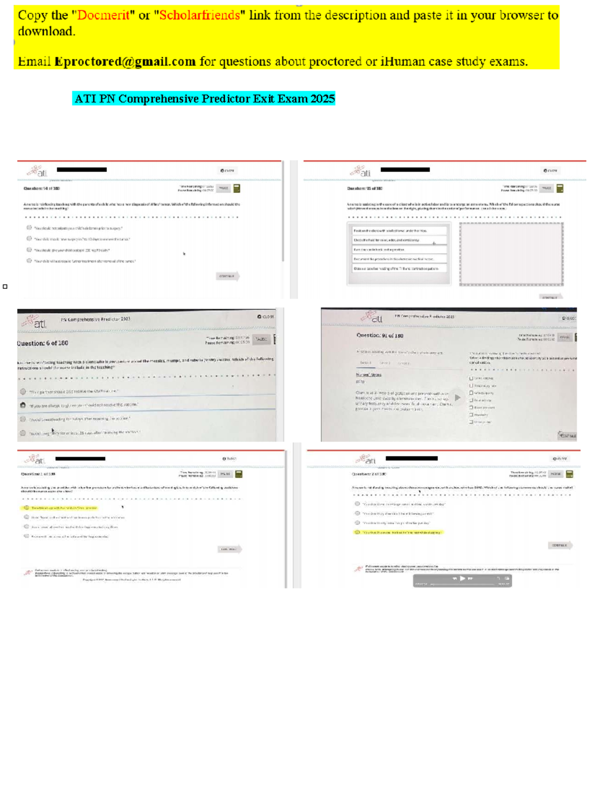 ATI PN Comprehensive Predictor Exit Exam Study Guide 2025: 180 NGN Q&A ...