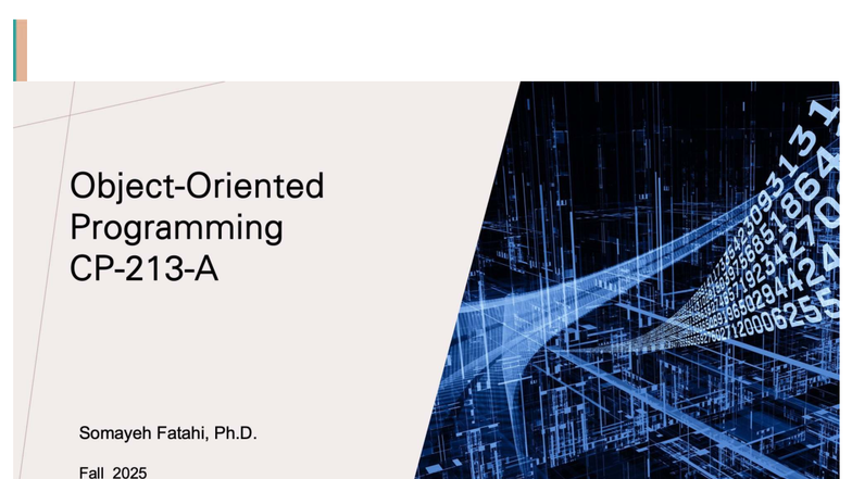 Java OOP Concepts: Classes, Methods, and Algorithms (Week4-Session 1) - Studocu