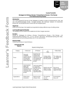 FS-1-Learning Episode-5-Activity-5 - Field Study 1 – Learning Episode 5 ...
