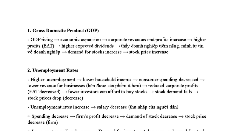 Key Economic Indicators: GDP, Unemployment, and Inflation Analysis ...