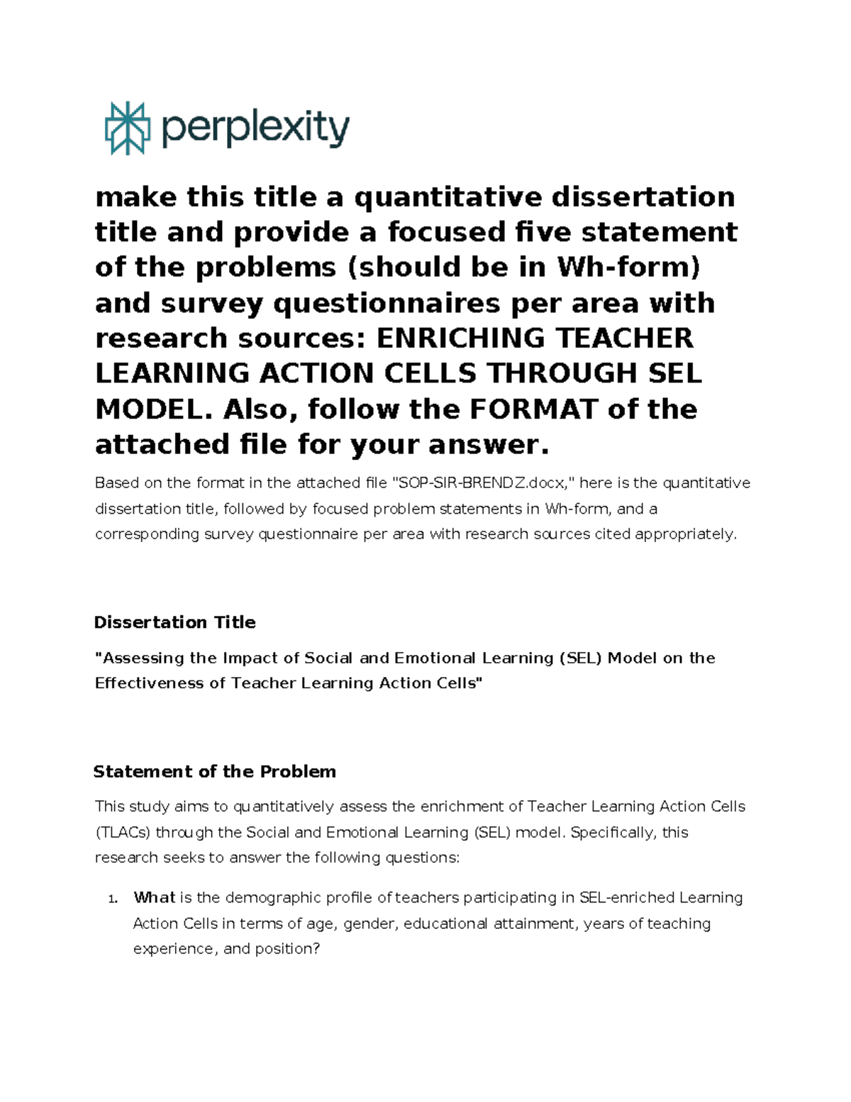 The Impact of SEL Model on Teacher Learning Action Cells Effectiveness ...
