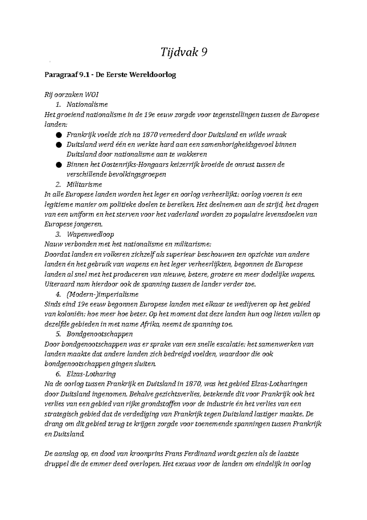 Geschiedenis 9.1, HC - sdfghj,./?khgfd - Tijdvak 9 Paragraaf 9 - De ...