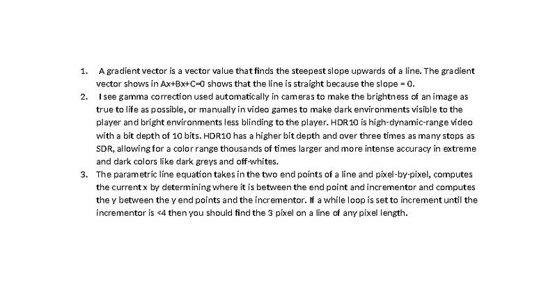 Integrated Learning 1: Computer Graphics Lecture Notes - Studocu