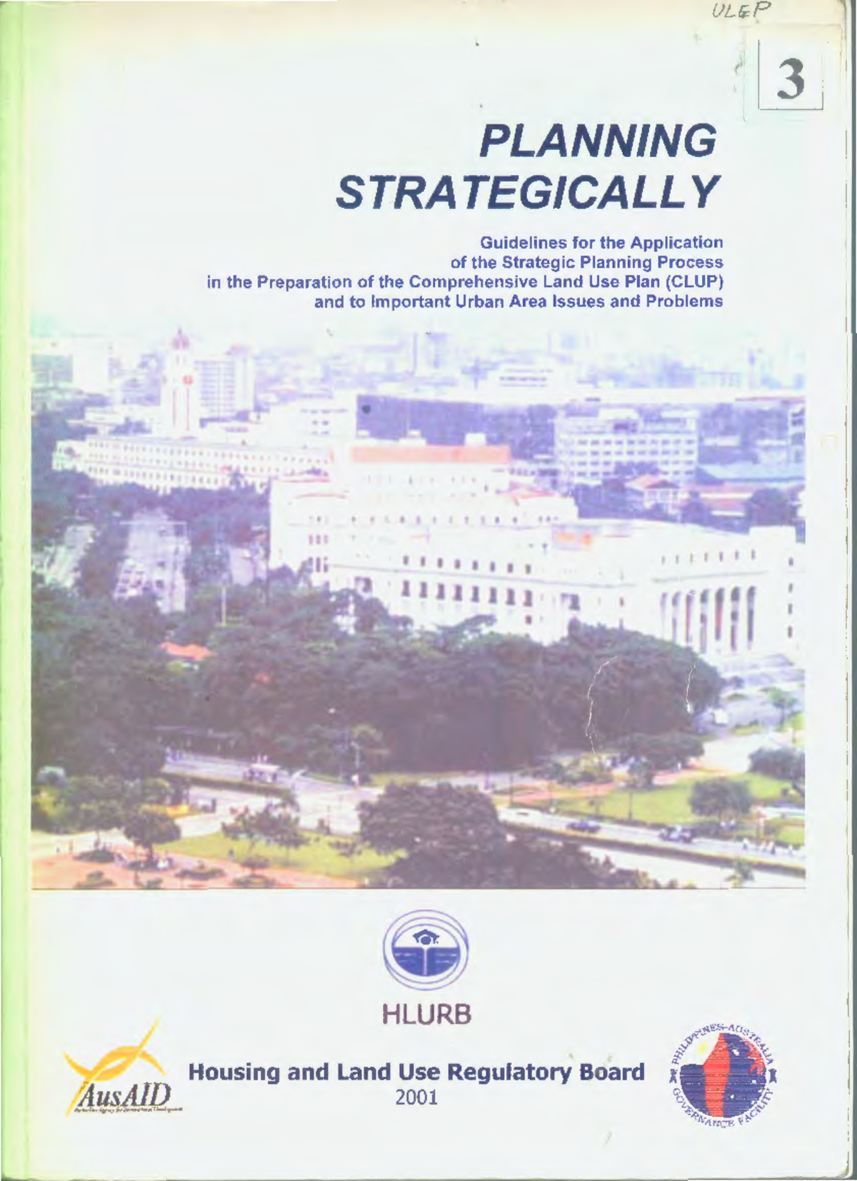 HLURB CLUP Guidebook Vol 4: Strategic Planning Guidelines - Studocu