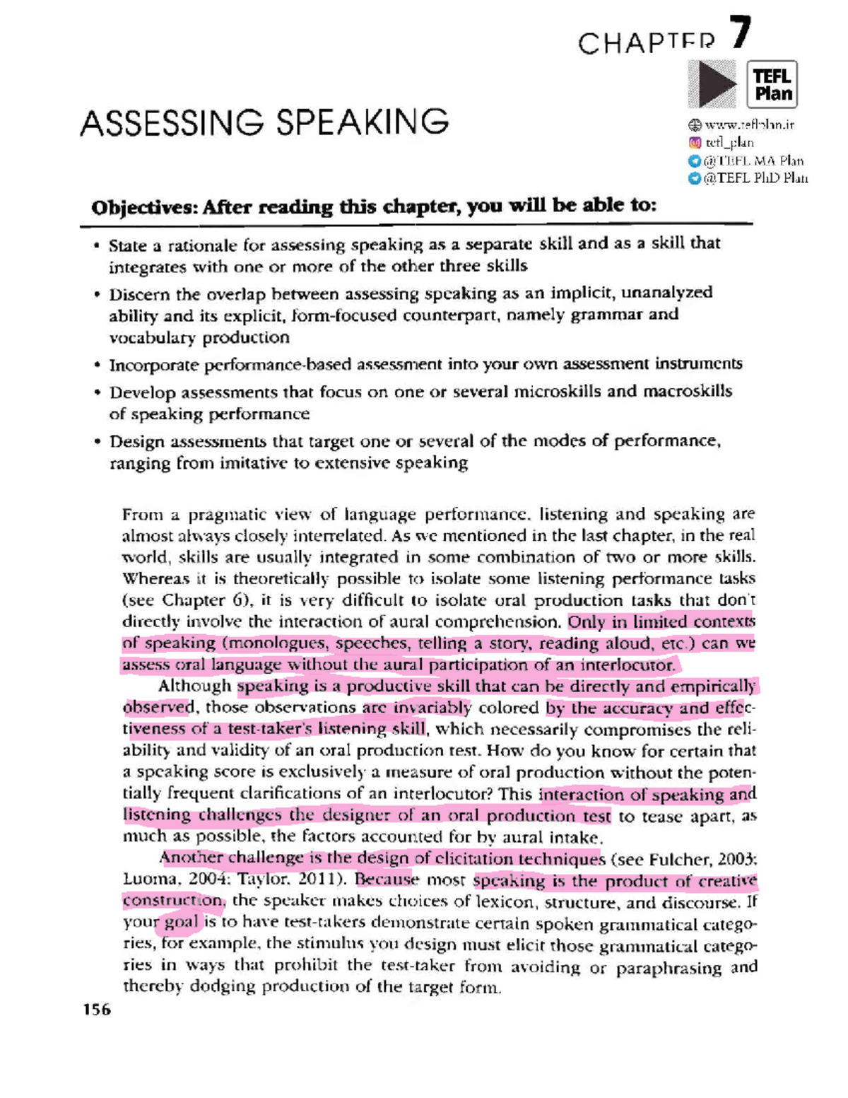Chapter 7 - Resumen lectura y escrituras academicas - CHAPTER 7 TEFL ...