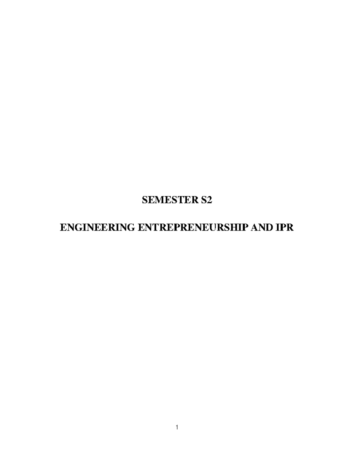 S2, EE and IPR - Comprehensive Study Notes for 2024 KTU Scheme - Studocu