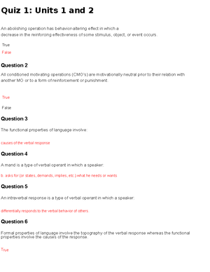 Question Set 3 Completed - Question Set 3 Chapter 3 Define a mand. Be ...