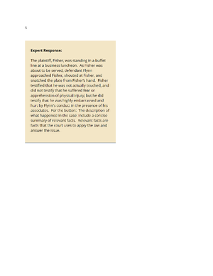 CL611 mod2modelanswer Quiz 2 - MODEL ANSWER CONTRACTS II ESSAY 1 – MODULE 2 [NOTE TO STUDENTS ...