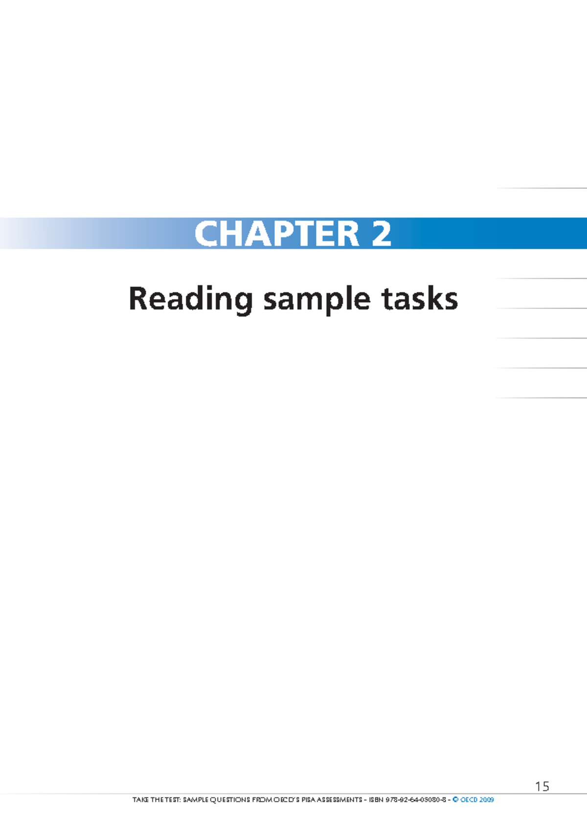 9789264050815-3-en - lecture notes - 15 CHAPTER 2 Reading sample tasks ...