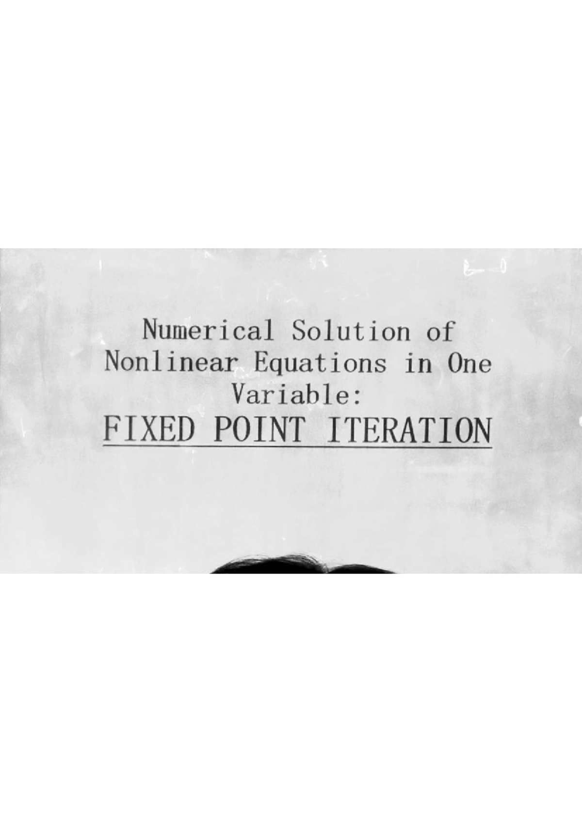 CIE115 - Fixed Point Iteration Methods: Numerical Solutions Explained ...