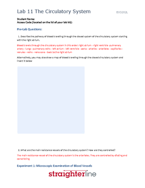 BIO201L+Lab+8+Upload+Document - Student Name: Click here to enter text. Access Code (located on ...