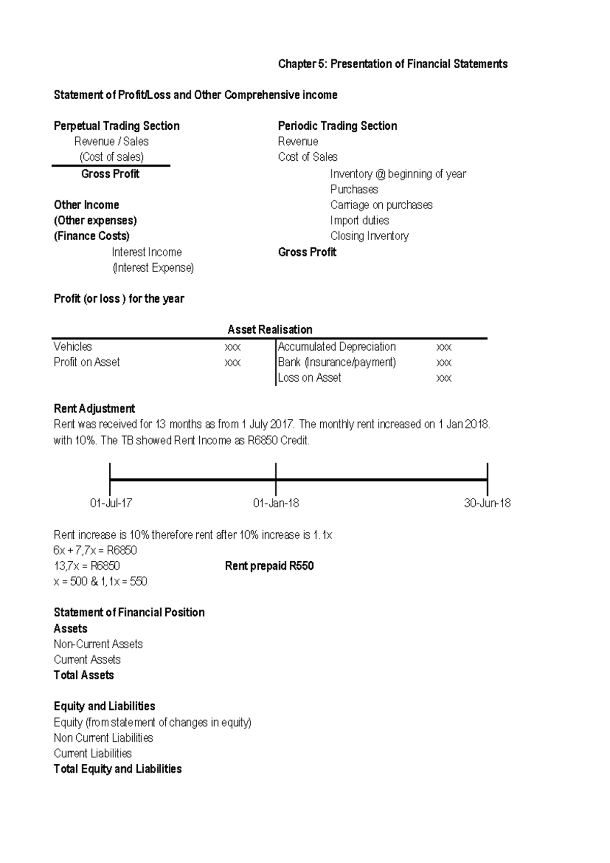 FRK 122 Chapter 5-7 Financial Statements & Budgets Overview - Studocu