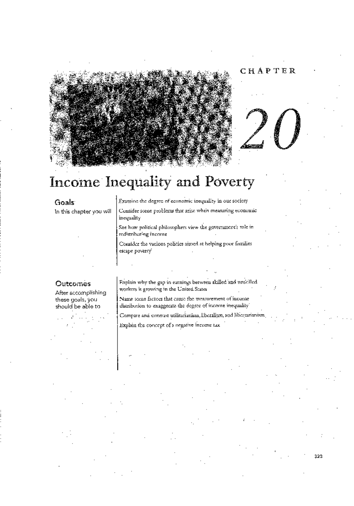 CHAPTER 20: Income Inequality and Poverty Analysis - Studocu