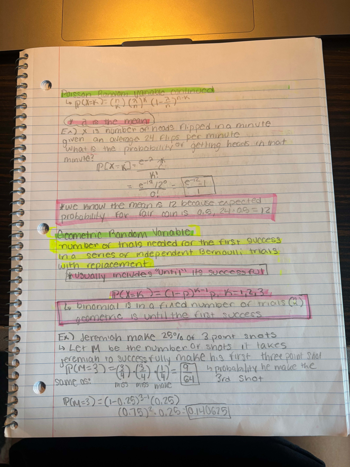 Poisson & Geometric Random Variables: Key Insights & Examples - Studocu