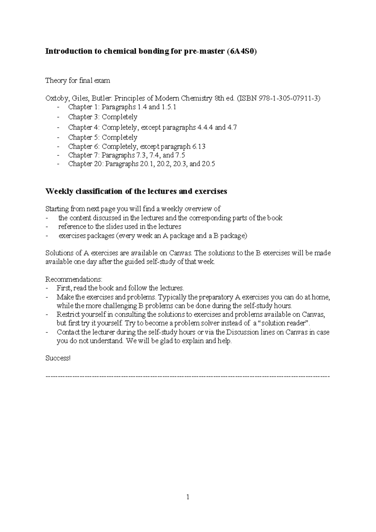 Study Guide for Chemical Bonding (6A4S0) - 2022-2023 Final Exam ...