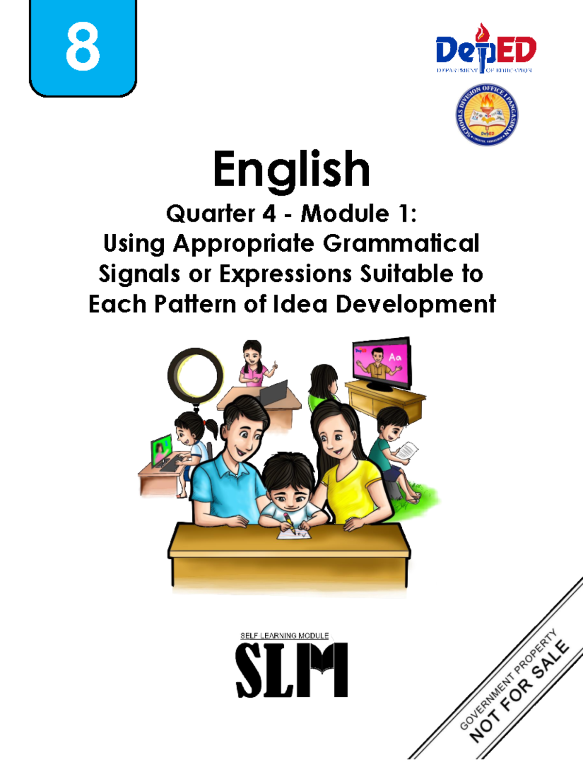 English 8 Q4 Module 1: Using Grammatical Signals in Ideas - Studocu
