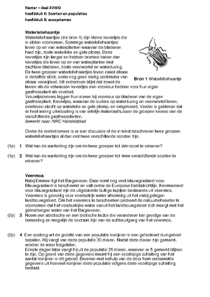Format verslag biologie - Het biologieverslag Voorblad met titel, datum ...