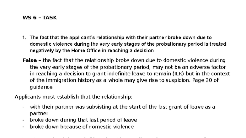 WS 6 Task 1: Understanding Domestic Violence in Immigration Decisions ...