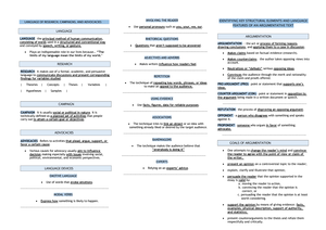 English 10 Terminologies used in Research Writing - A. Write and ...