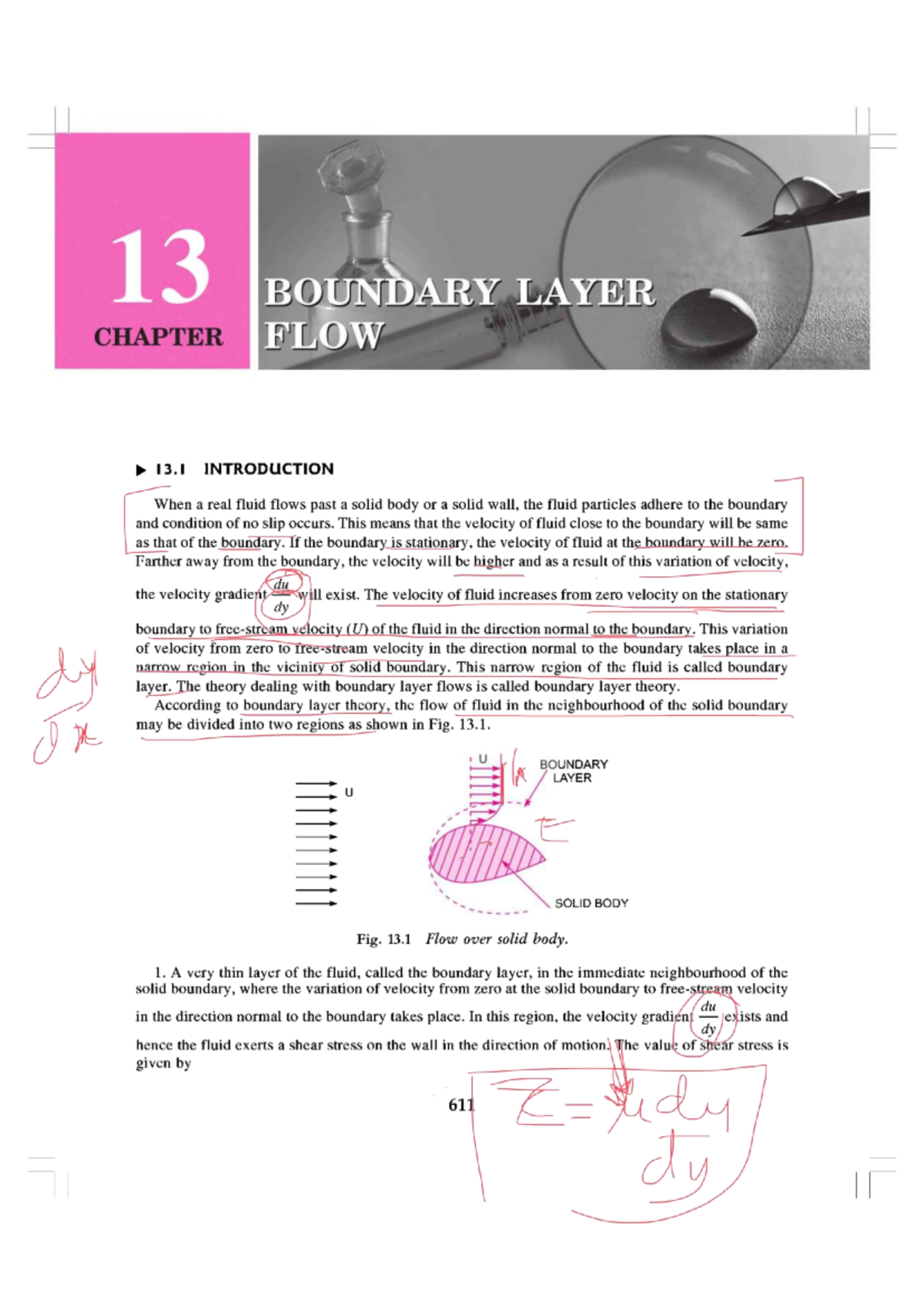 Boundary Layer Theory: Chapter 13 Overview and Key Concepts - Studocu
