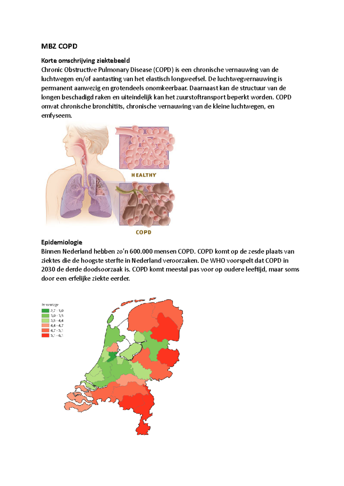 MBZ COPD - Inzicht in Chronische Obstructieve Longziekte (COPD ...