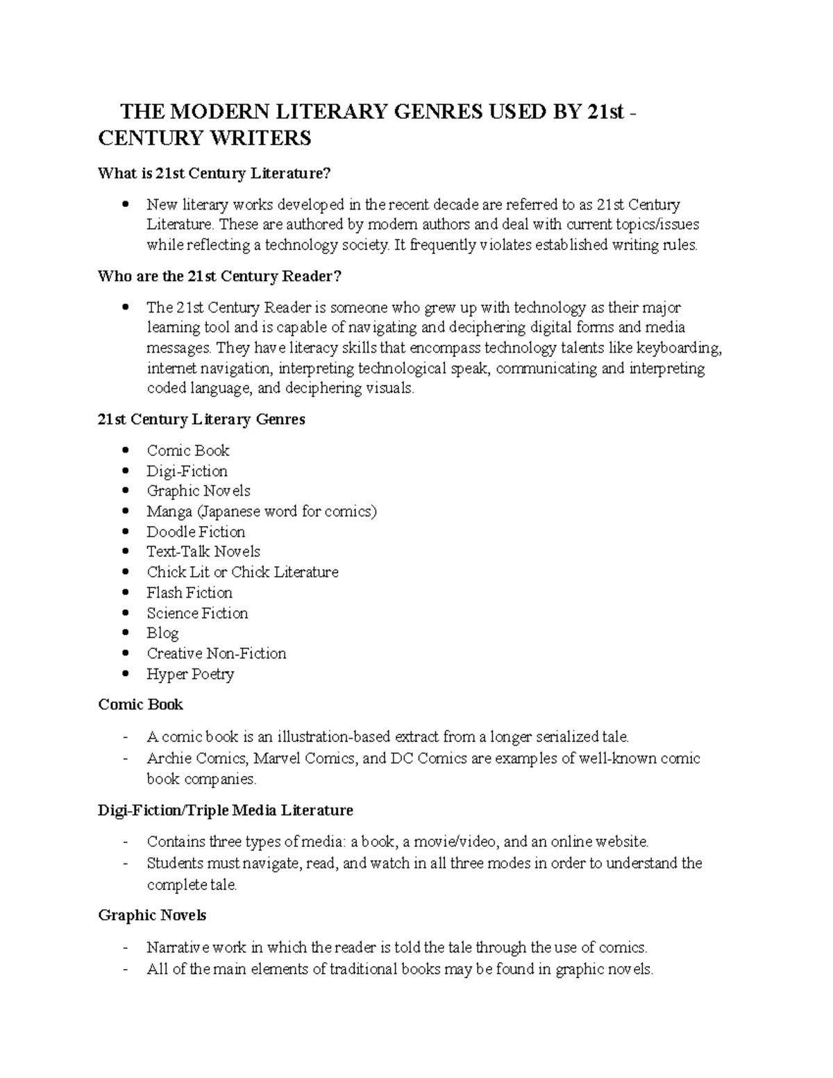 Creative-Writing Q2 Module 1 - Creative Writing Quarter 2 – Module 1 ...