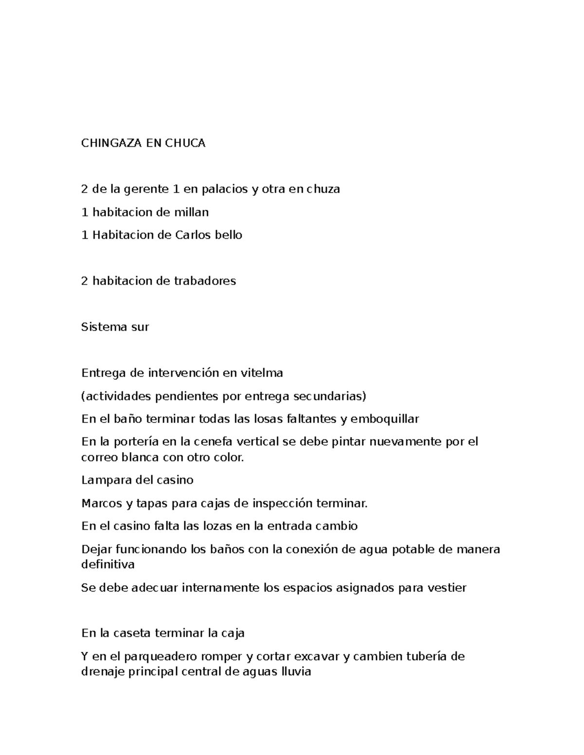 Notas de Intervención y Mantenimiento - HHHHJ - Studocu