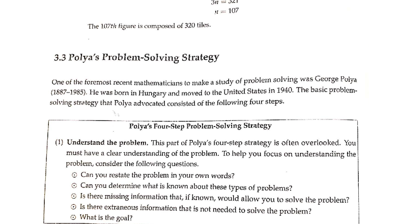 CS 321 Lesson 2: Problem Solving Strategies and Examples - Studocu