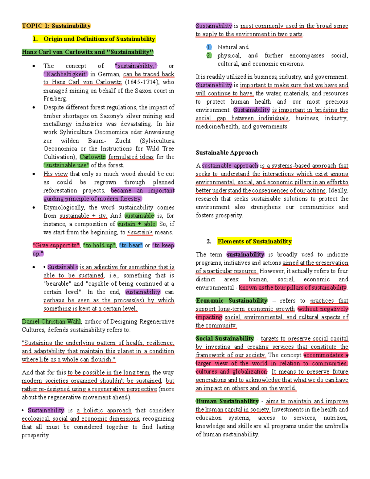 SUST 101 - Heritage and Sustainability: Prelim Reviewer Guide - Studocu