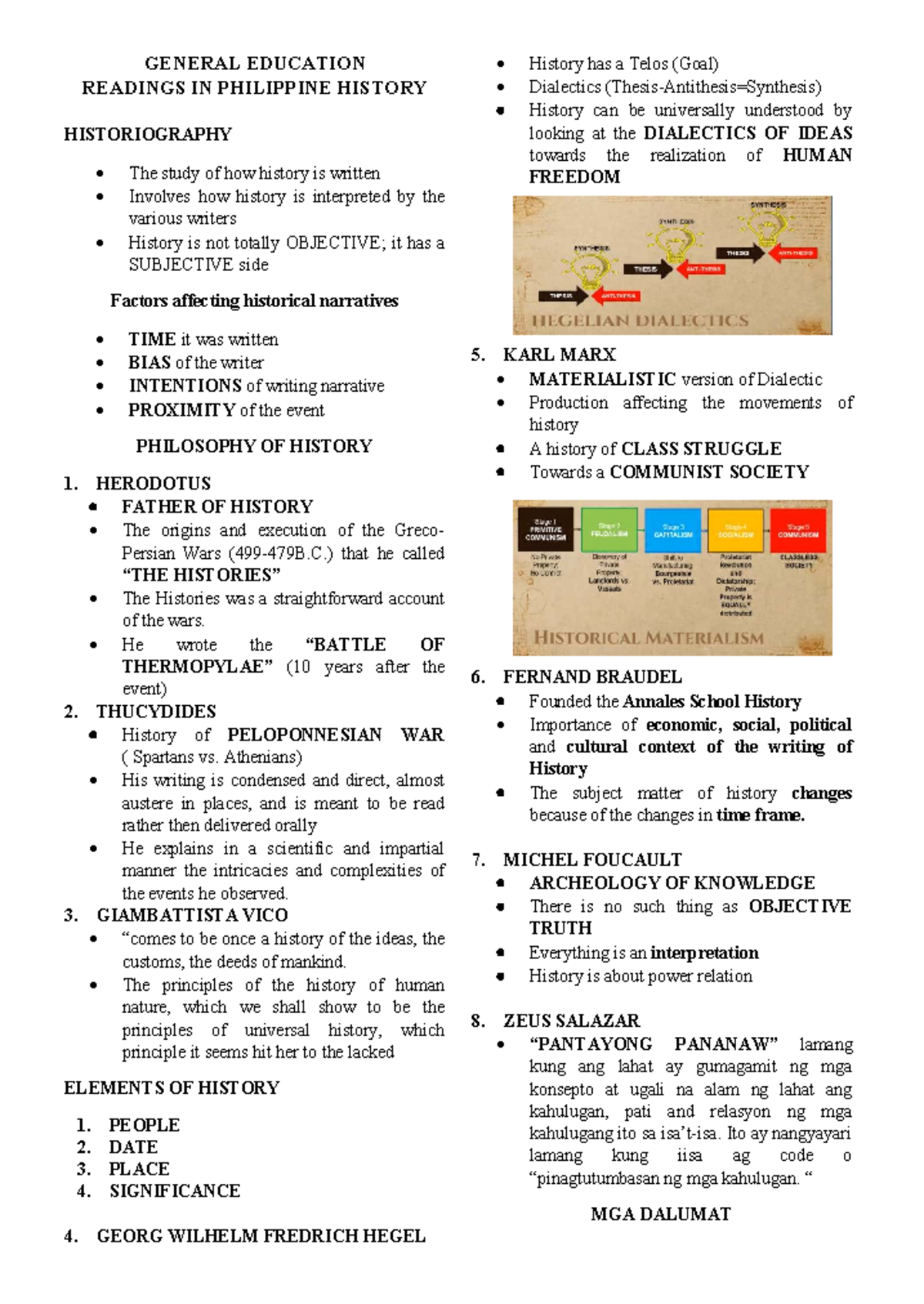 GEN ED 630881394 Readings on Philippine History & Historiography - Studocu