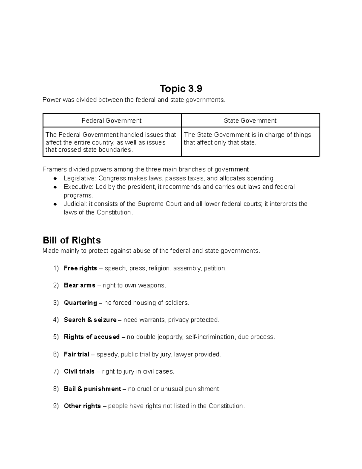 APUSH Notes: Topics 3.9 to 5.11 - Government, Revolution, and ...