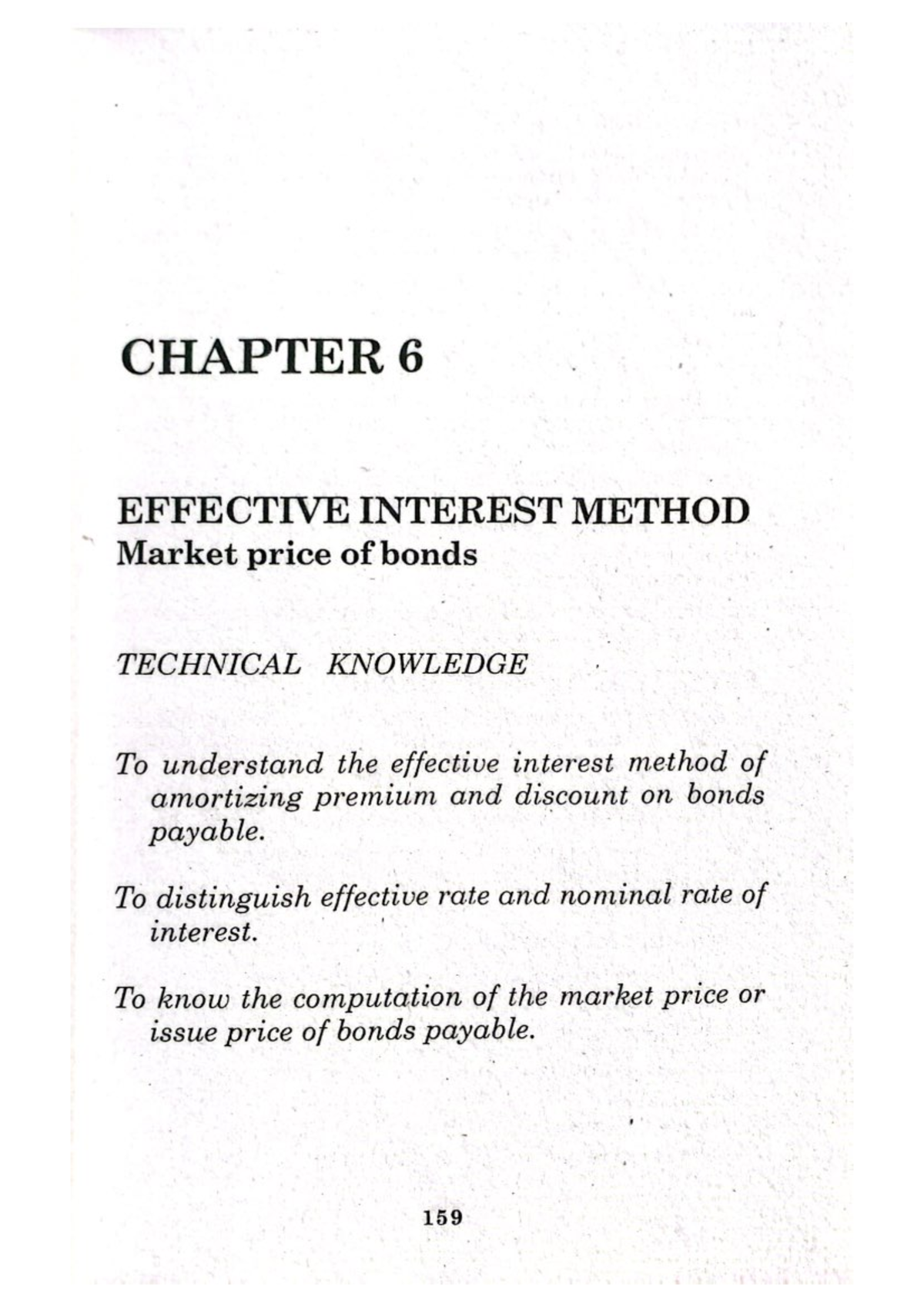 CHAPTER 6: EFFECTIVE INTEREST METHOD & MARKET PRICE OF BONDS - Studocu