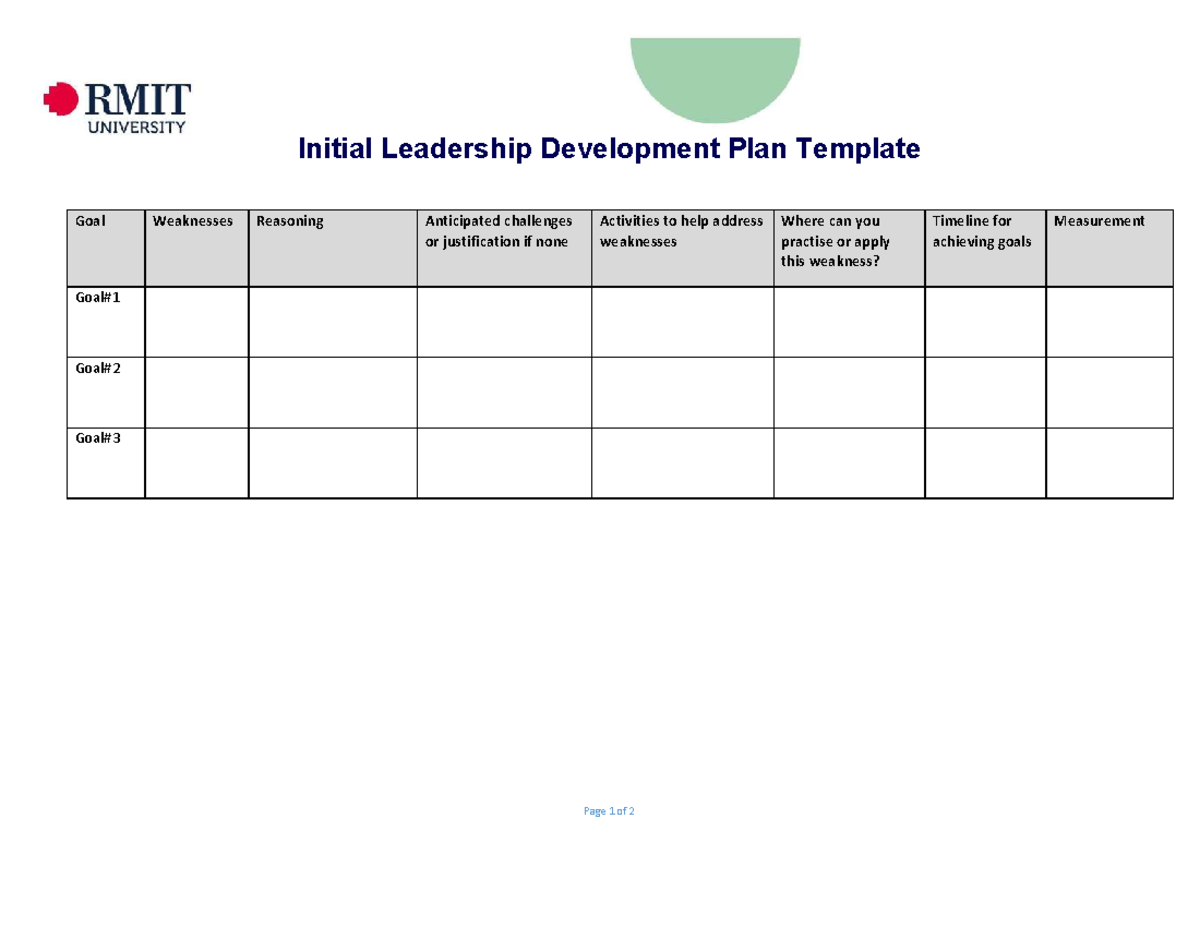 Initial Plan - A3 materials - Leadership and Decision Making - Page 1 ...