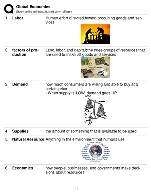 Econ- The Global Economy - Study online at quizlet/_2d0g2q When a ...