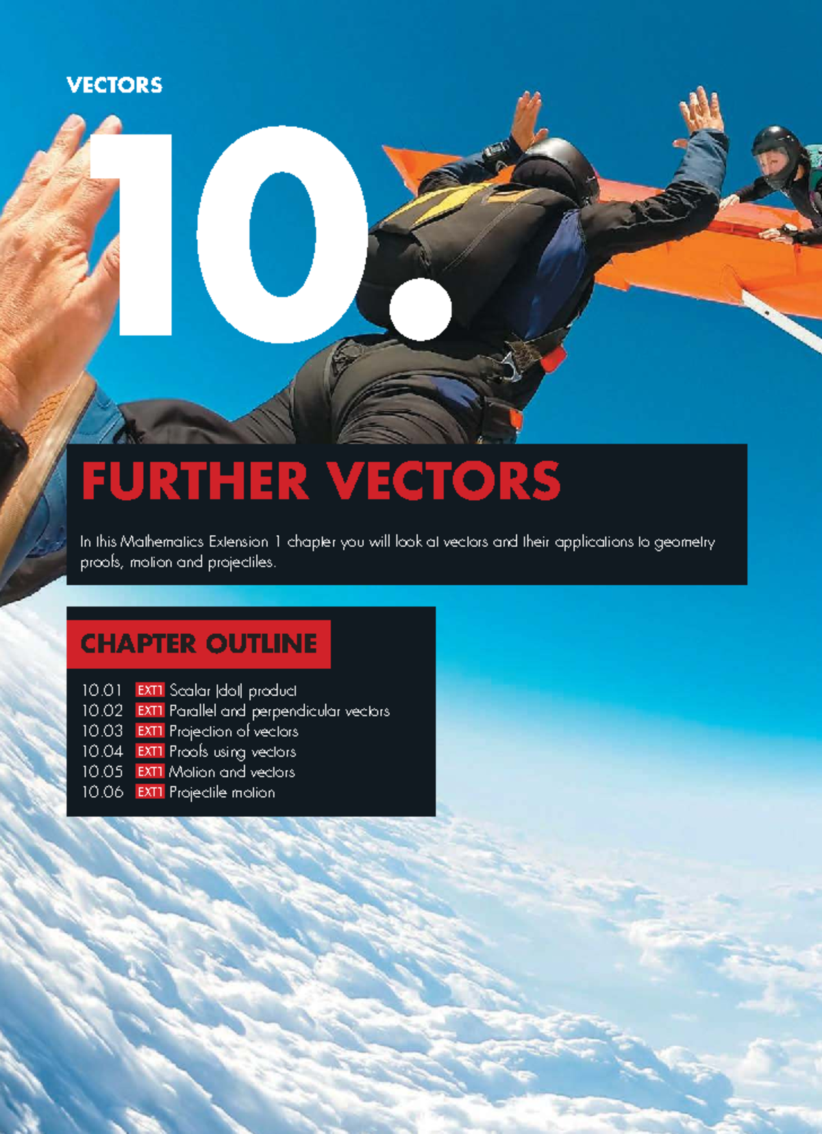 10. EXT1 Further Vectors: Applications in Geometry and Motion - Studocu