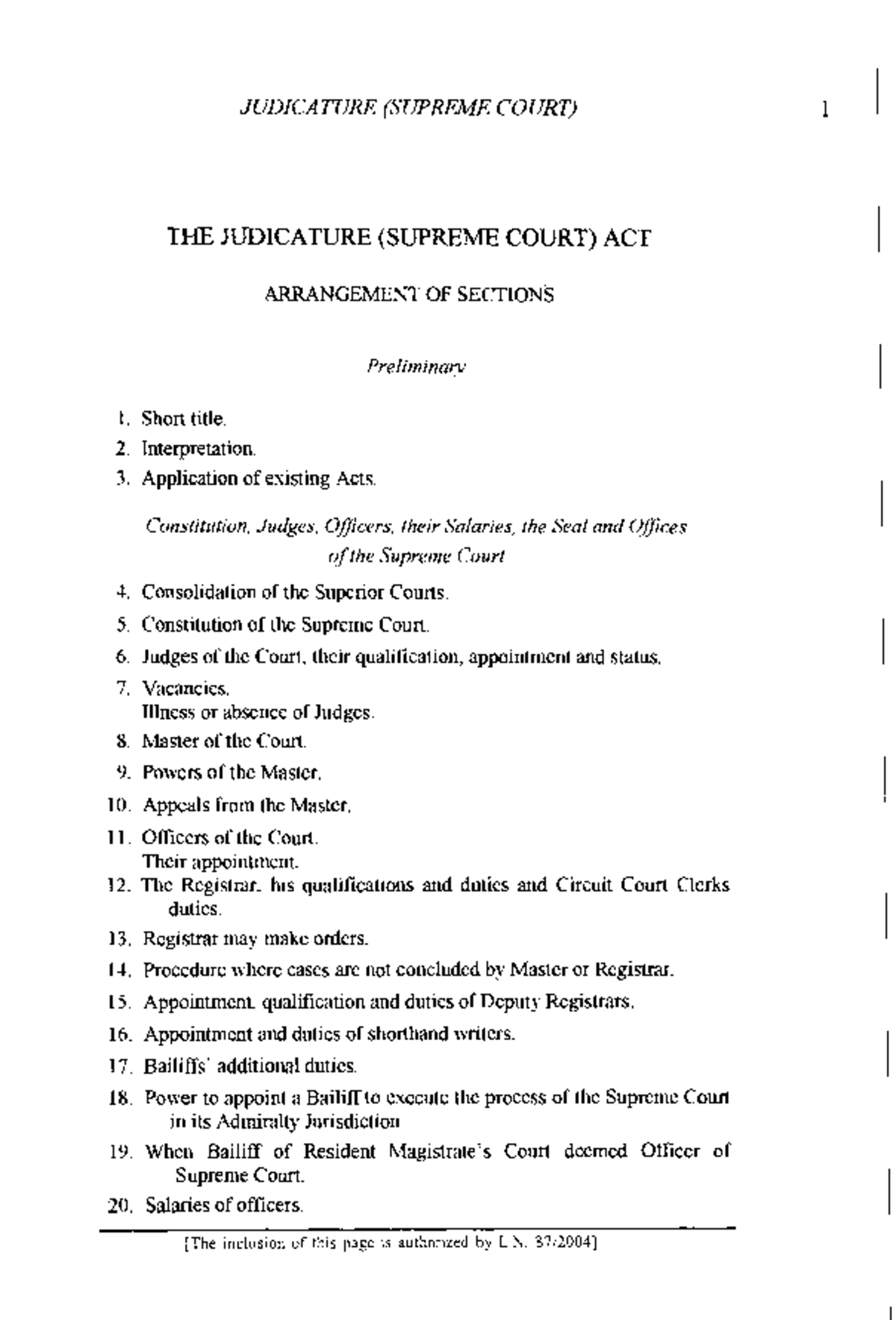 Judicature (Supreme Court) Act: Complete Overview & Key Provisions ...