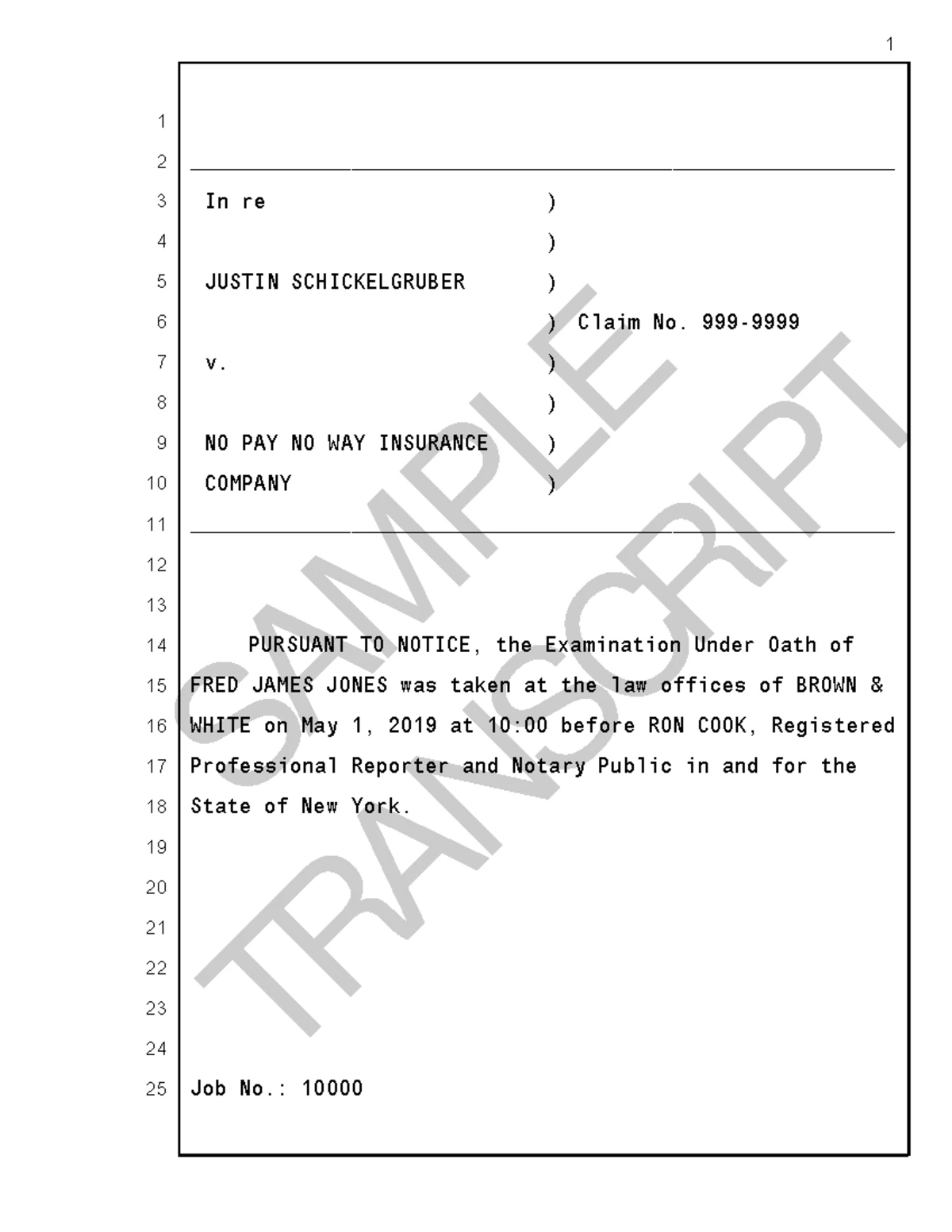 Chapter 1 The Basics of Transcript Formatting - CHAPTER NO. 1 THE ...