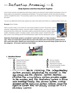 Lab. 7 - completed lab assignment - Exercise 7 Review Sheet Introduction to the Skeletal System ...