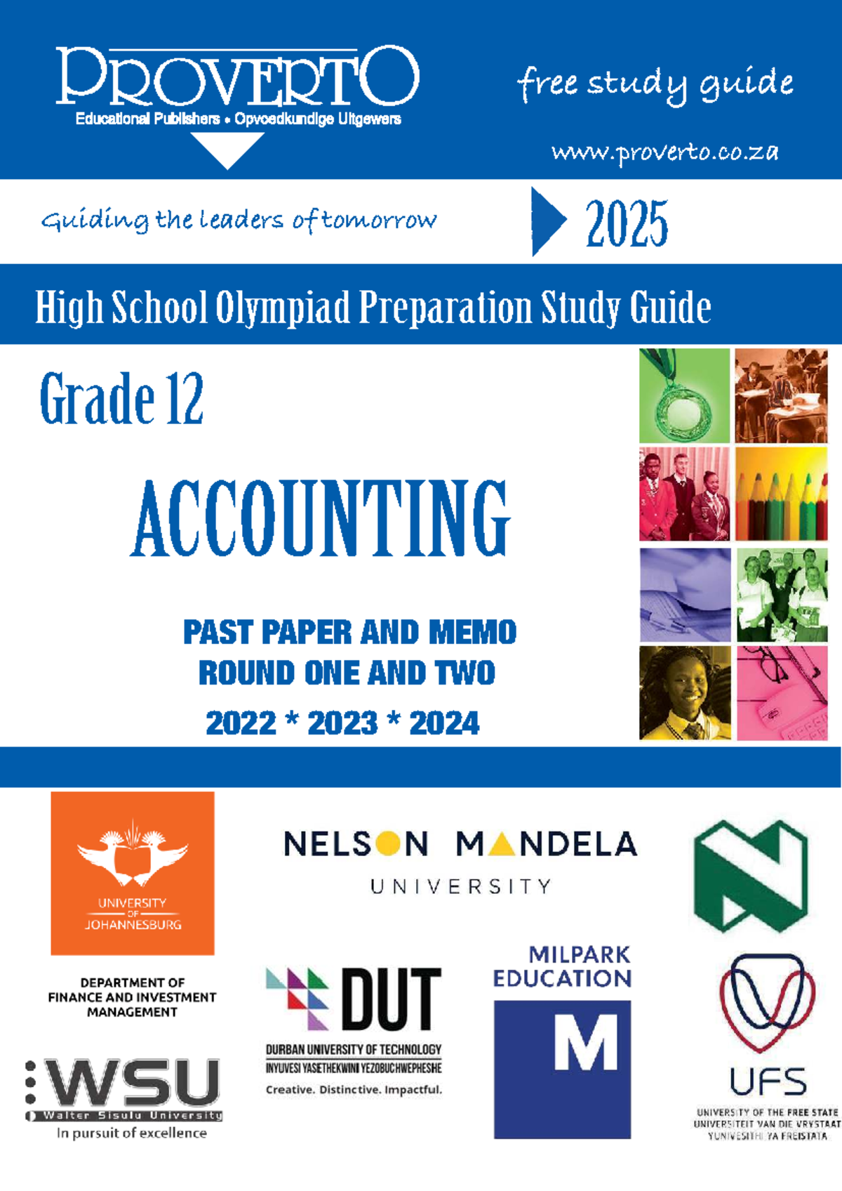 2025 Gr 12 Accounting Olympiad Preparation: Past Papers & Memos - Studocu