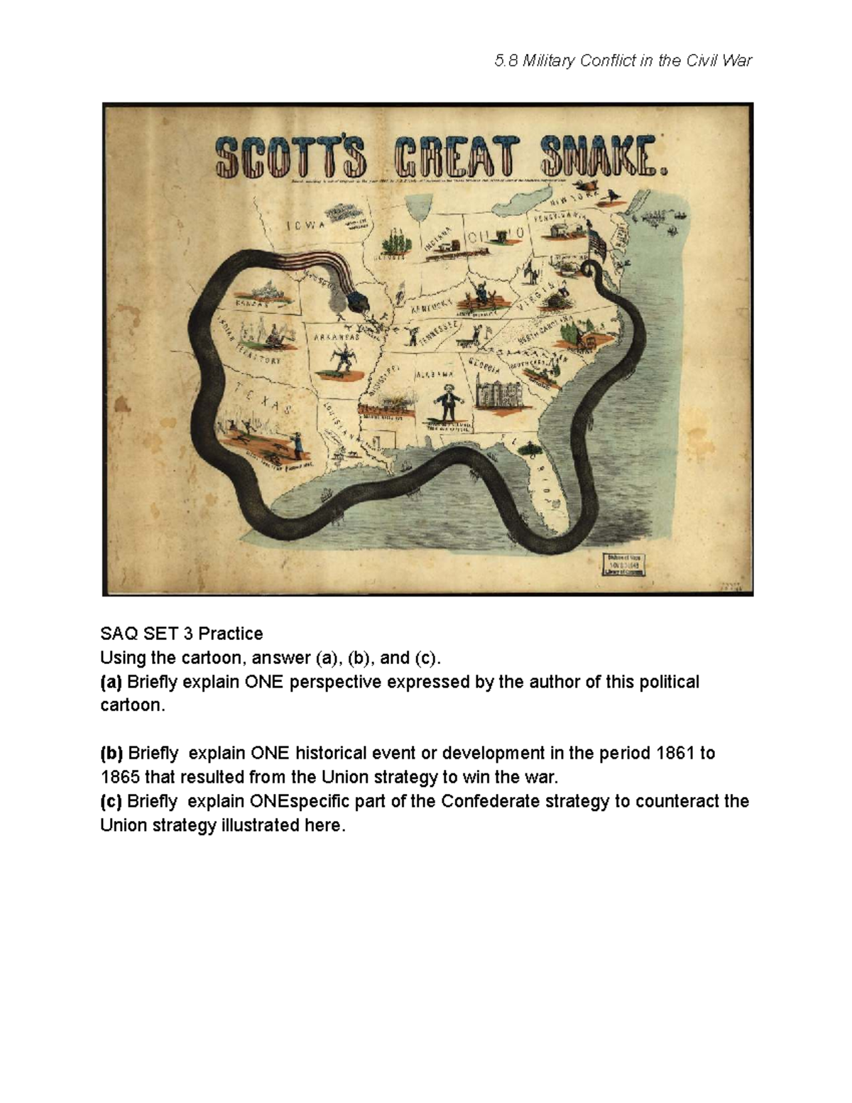 Richard Li - 5.8 Military Conflict in the Civil War - 5 Military ...