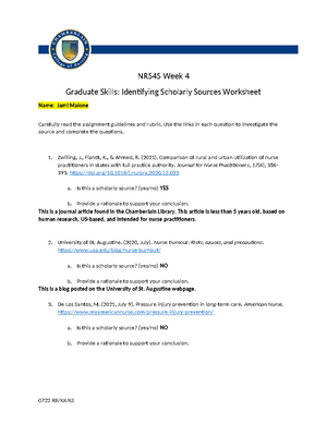 NR584 NP Week 5 NP Quality Measures Worksheet Version 20 - NR584NP ...