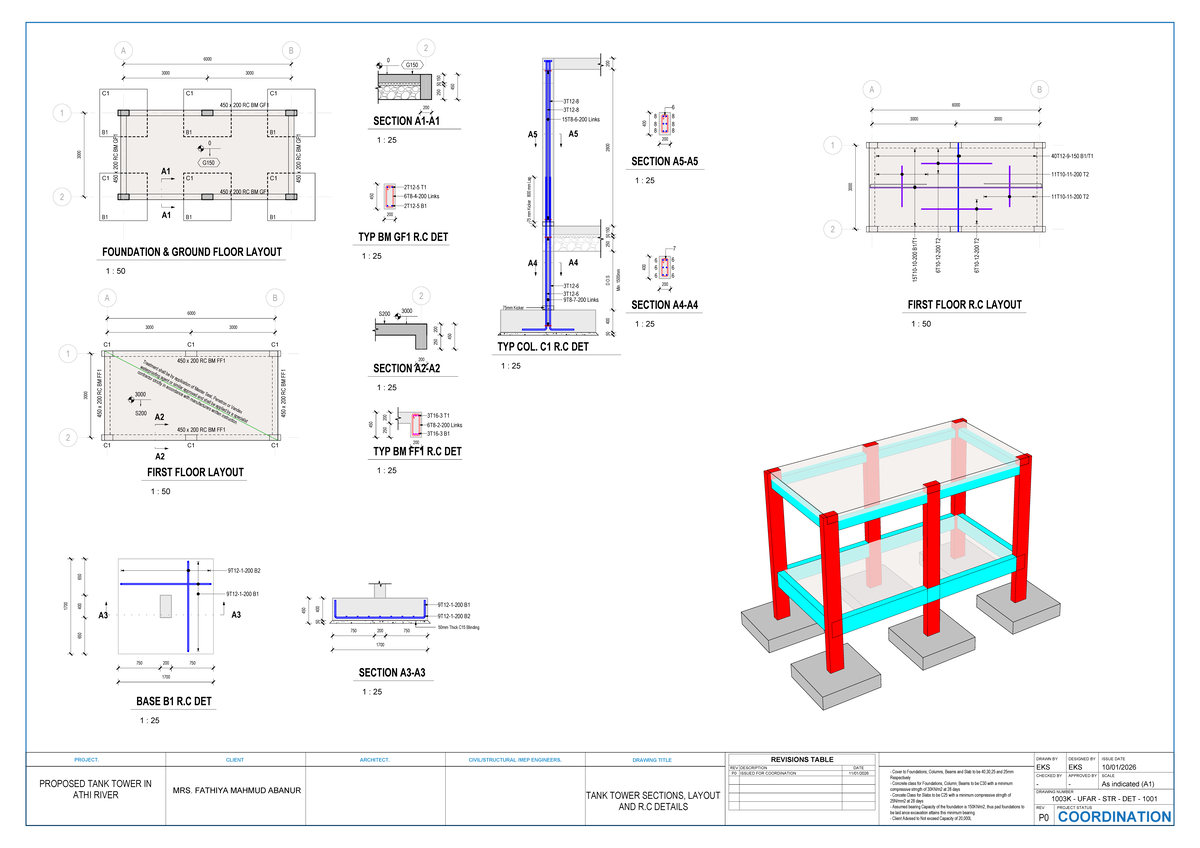 1003K UFAR STR LYT - Structural Layouts and R.C Details - Studocu